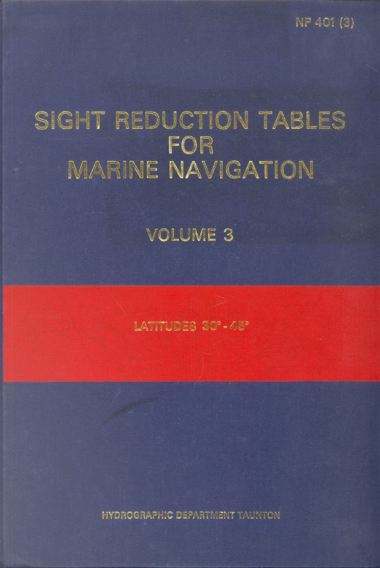 Sight Reduction Tables for Marine Navigation Vol.3 | Fundação Troufa ...